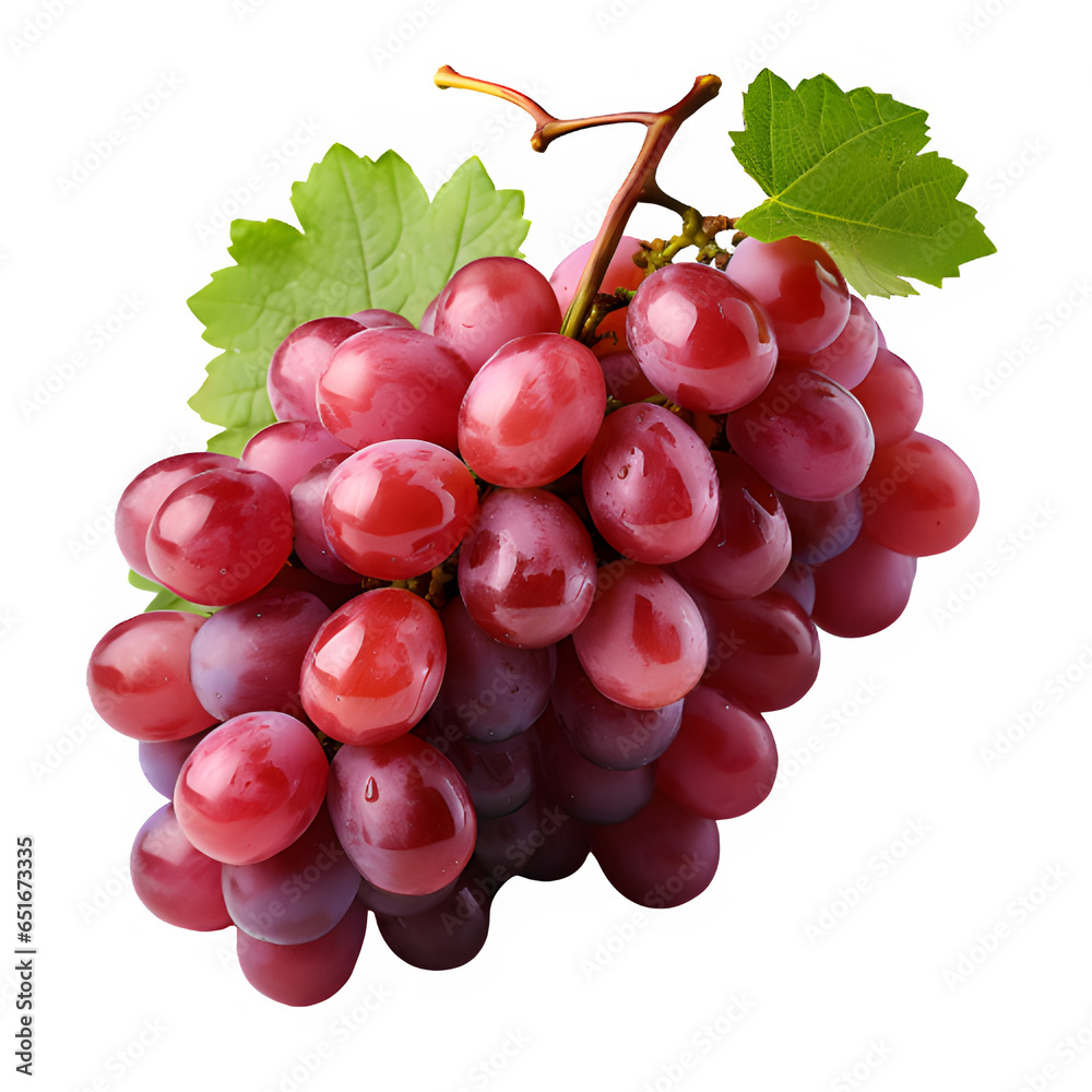 red grapes isolated on transparent background ,fresh grapes cut out png ...