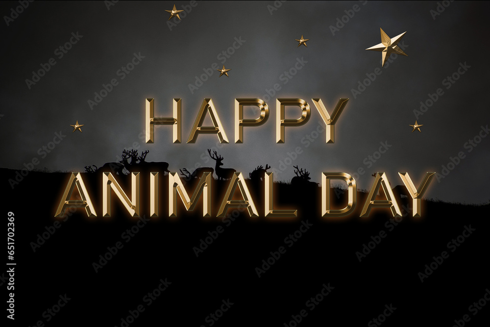 World Animal Day banner. World Animal Day is an international day of ...