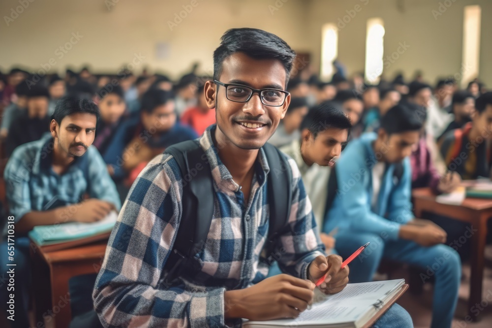 College Student Taking Notes, university lecture, student note-taking ...