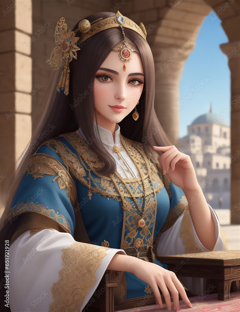 Haseki Sultan, wife of the Ottoman sultan. Ottoman Woman. Beautiful ...