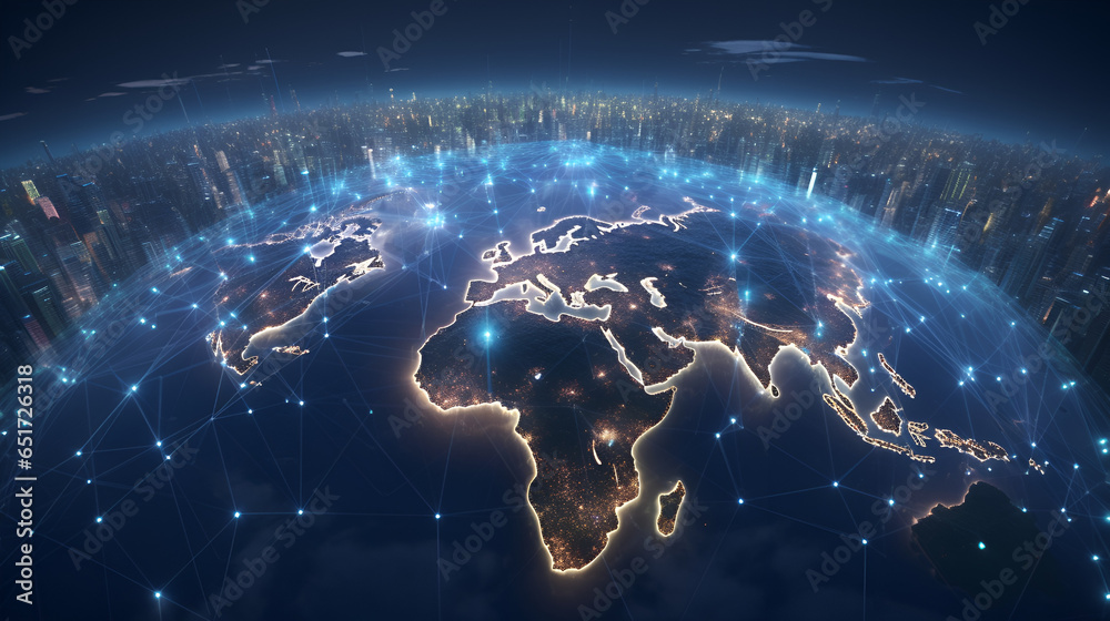 Earth, through the power of technology, our world becomes an ...