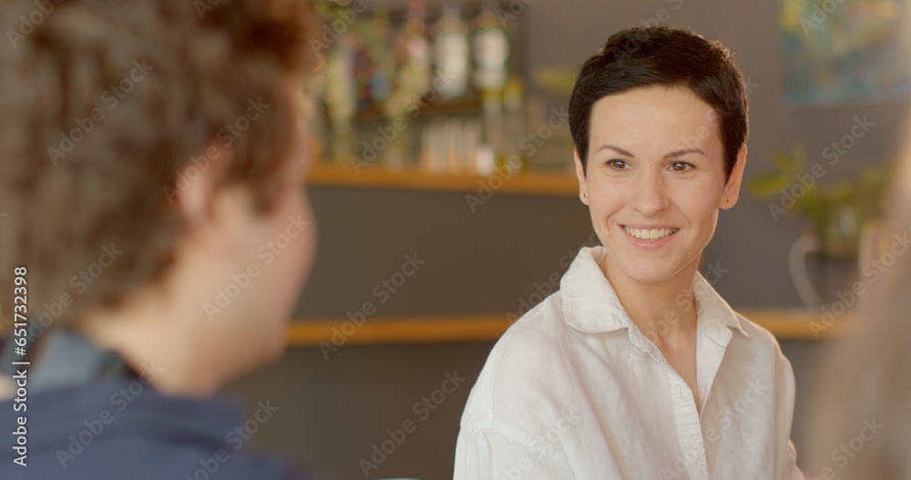 Effective verbal communication skills development Closeup portrait of ...