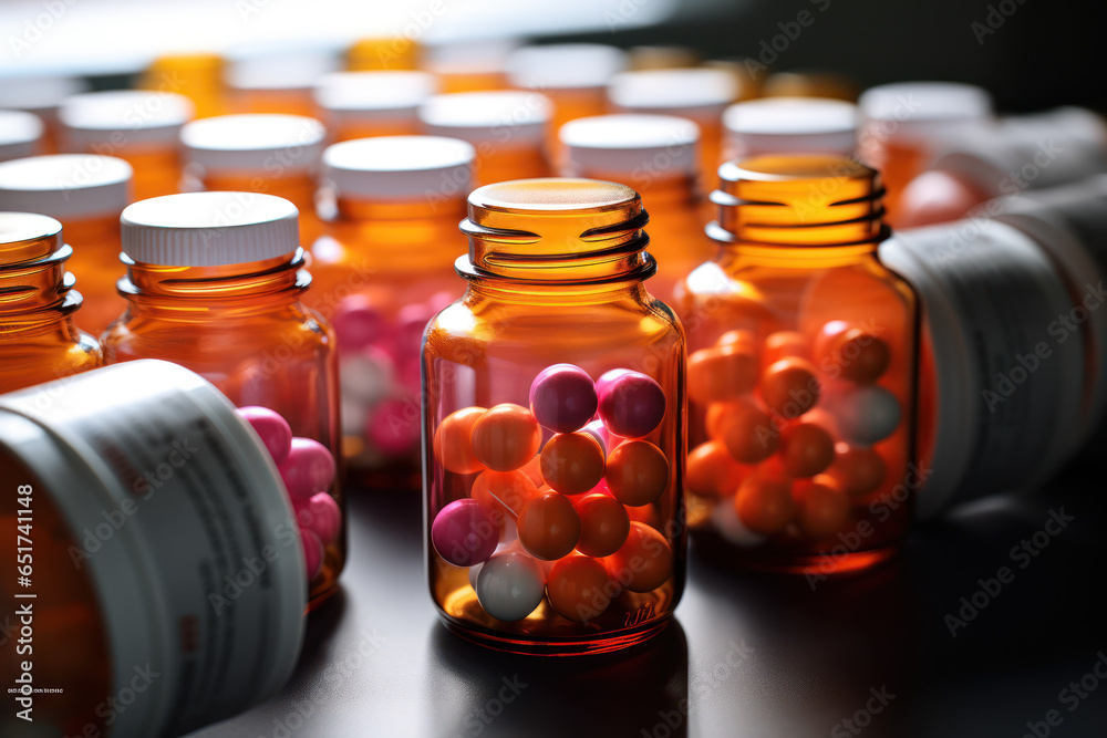 An image of prescription pill bottles, illustrating the complexity of ...