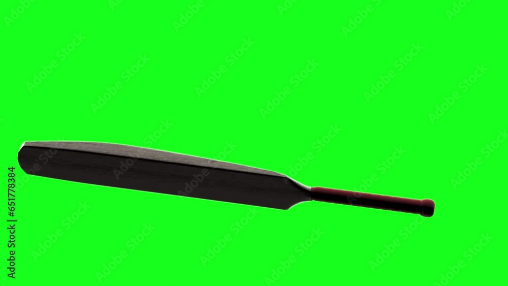 Wideo Stock: cricket background green screen. ball and bat cricket ...