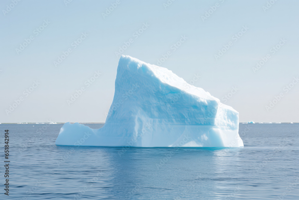 Obraz A mesmerizing view of a majestic glacier, with its massive ice ...