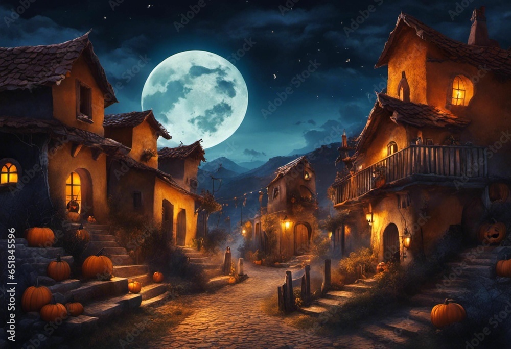 Celebración de la fiesta de Halloween por las tenebrosas calles de un ...