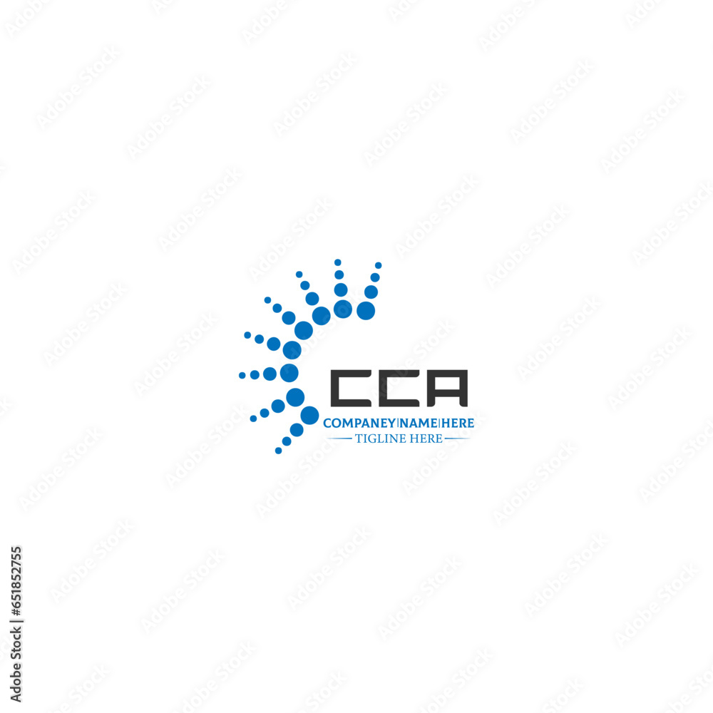 CCA letter logo design in 3 style. CCA polygon, circle, triangle ...