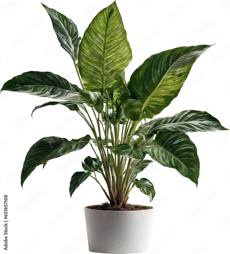 House Plants isolated on transparent background. PNG illustrations ...