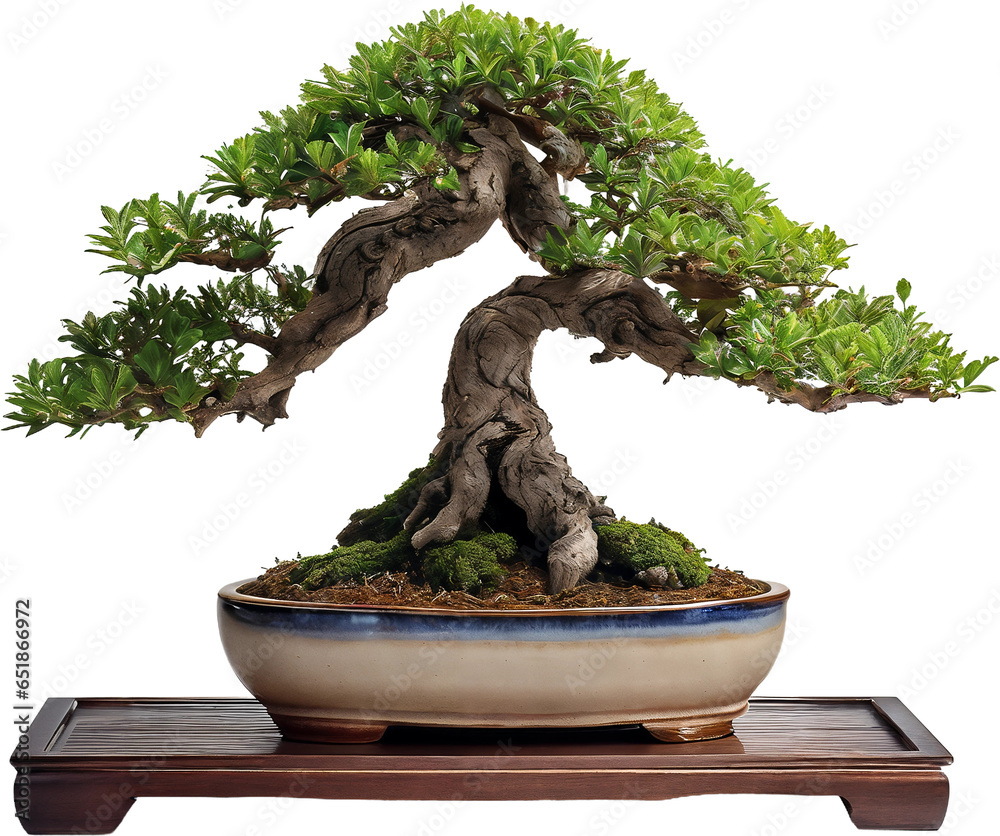 Bonsai isolated on transparent background. PNG illustrations. Cutout ...