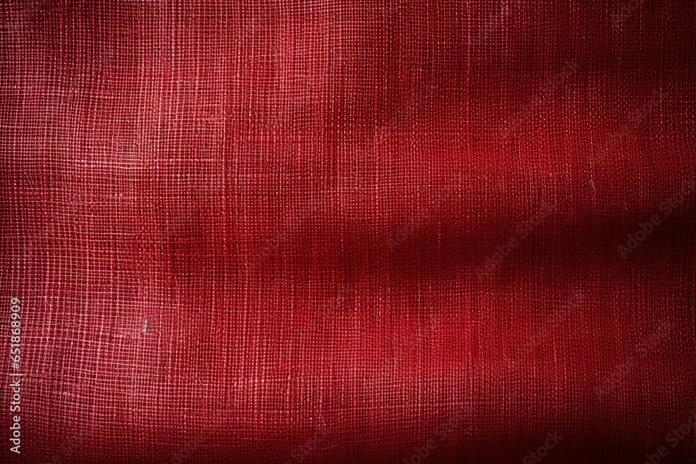 Red Linen Elegance, a Refined Fabric Texture Background Showcasing the ...