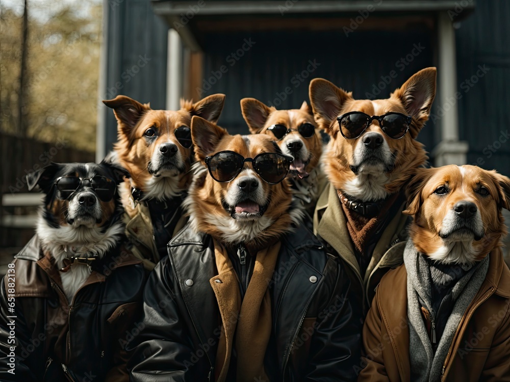 Beware of Dogs Warning Sign Background Gangster Alpha Dogs with ...