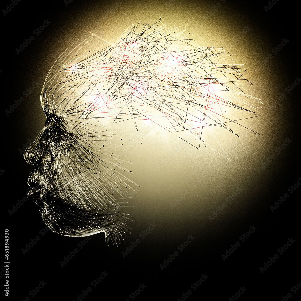 Neuronal interconnections, brain and communication. Mind and thought ...