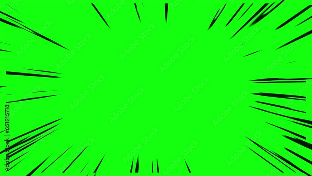 Manga zoom lines: dynamic speed lines with a cartoon-style effect ...