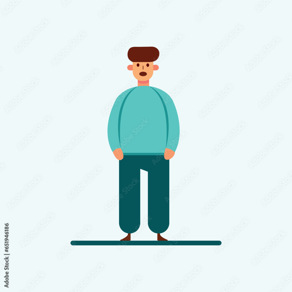 Cartoon Character Illustration, Vector People Illustration, 2D ...