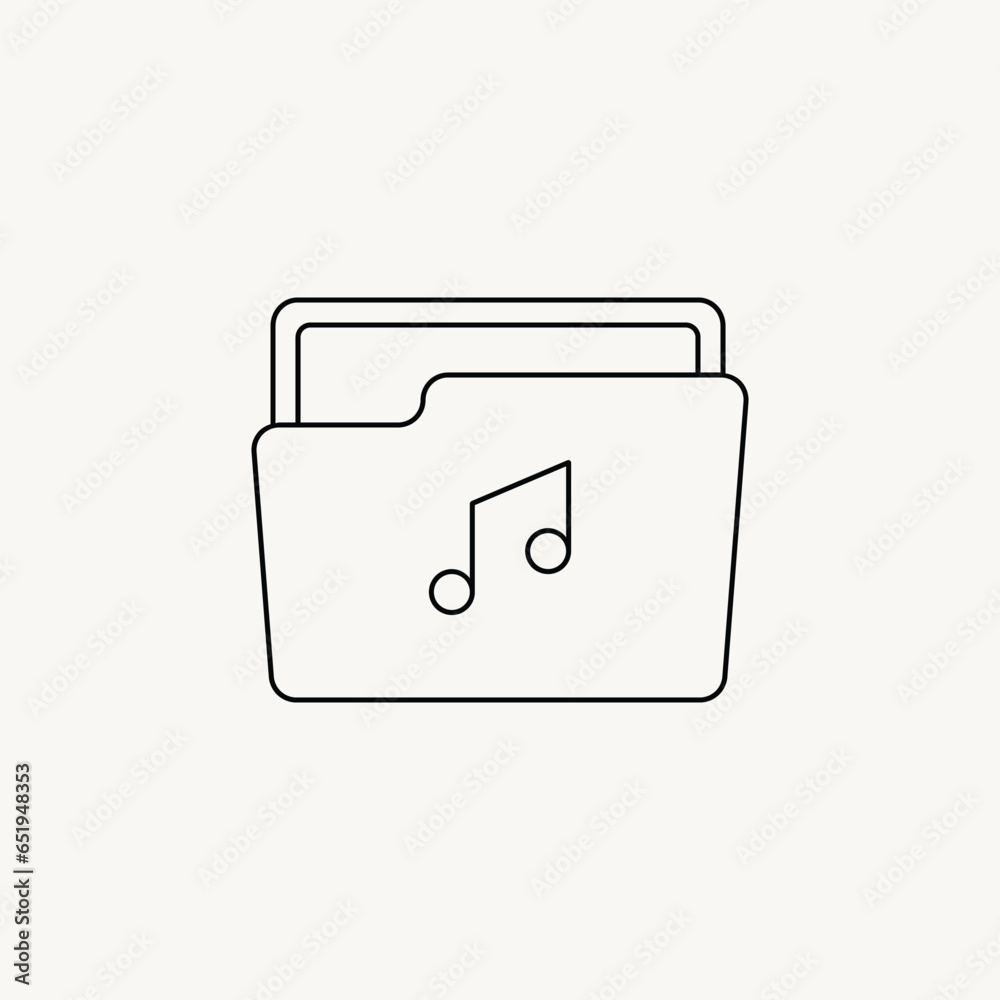 Elevate Your Music Management with Our Music Folder Icon - Perfect for ...