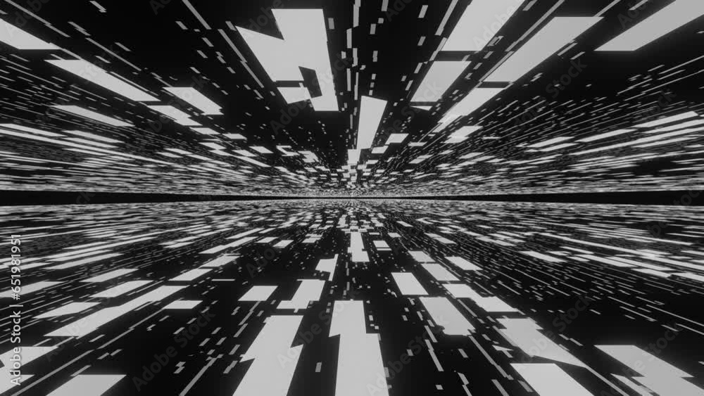 Seamless loop abstract light streaks effect animation. straight light ...