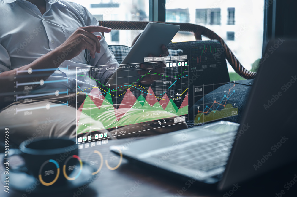 Foto de investment, graph, finance, dashboard, diagram, profit ...