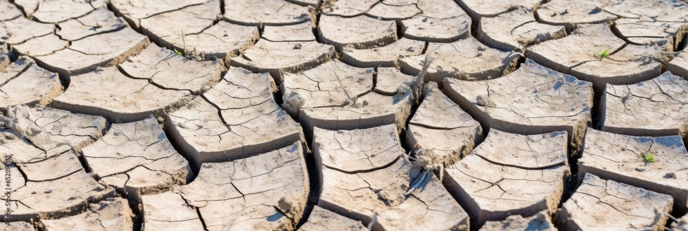 A Perspective View Of Ground Cracks And Fractures On The Land Surface ...