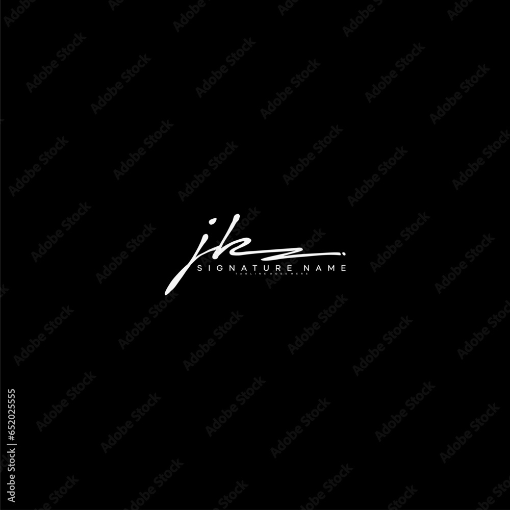 premium JK letter signature logo in handwriting art style monogram ...