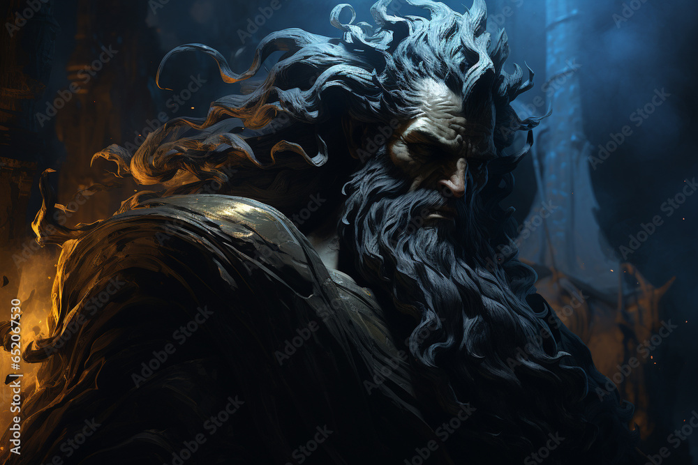 Hades, Ancient Greek god of underworld, ruler of realm of shadows of ...
