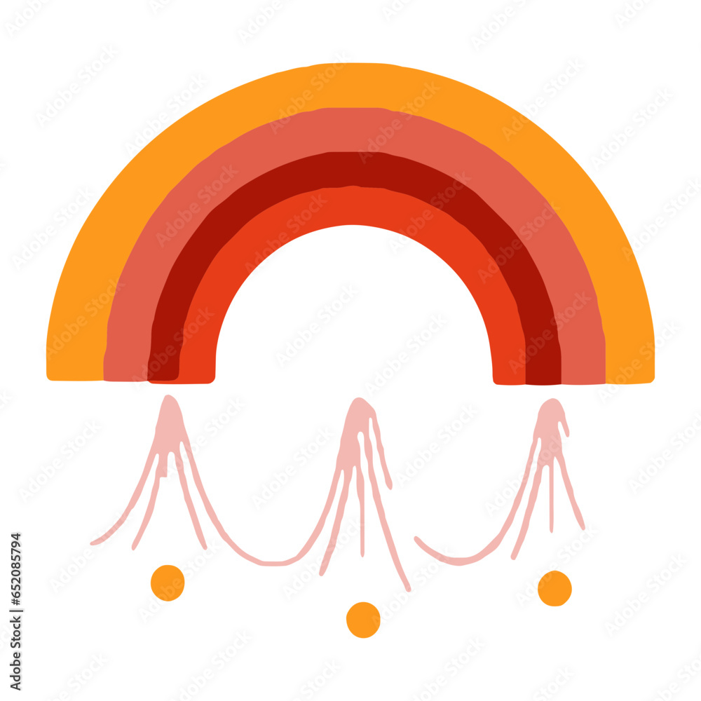 Cute baby Rainbow clipart SVG Bundle, Simple Boho Rainbow, SVG Bundle ...