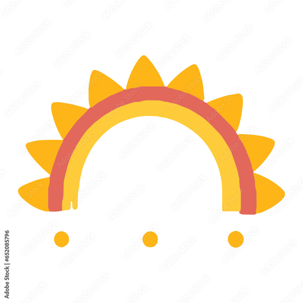 Cute baby Rainbow clipart SVG Bundle, Simple Boho Rainbow, SVG Bundle ...