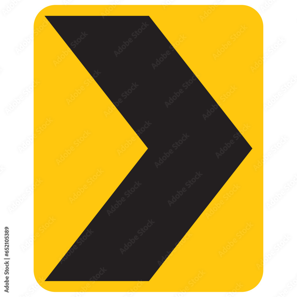 delineador de curva horizontal, icono, vector, símbolo, silueta ...