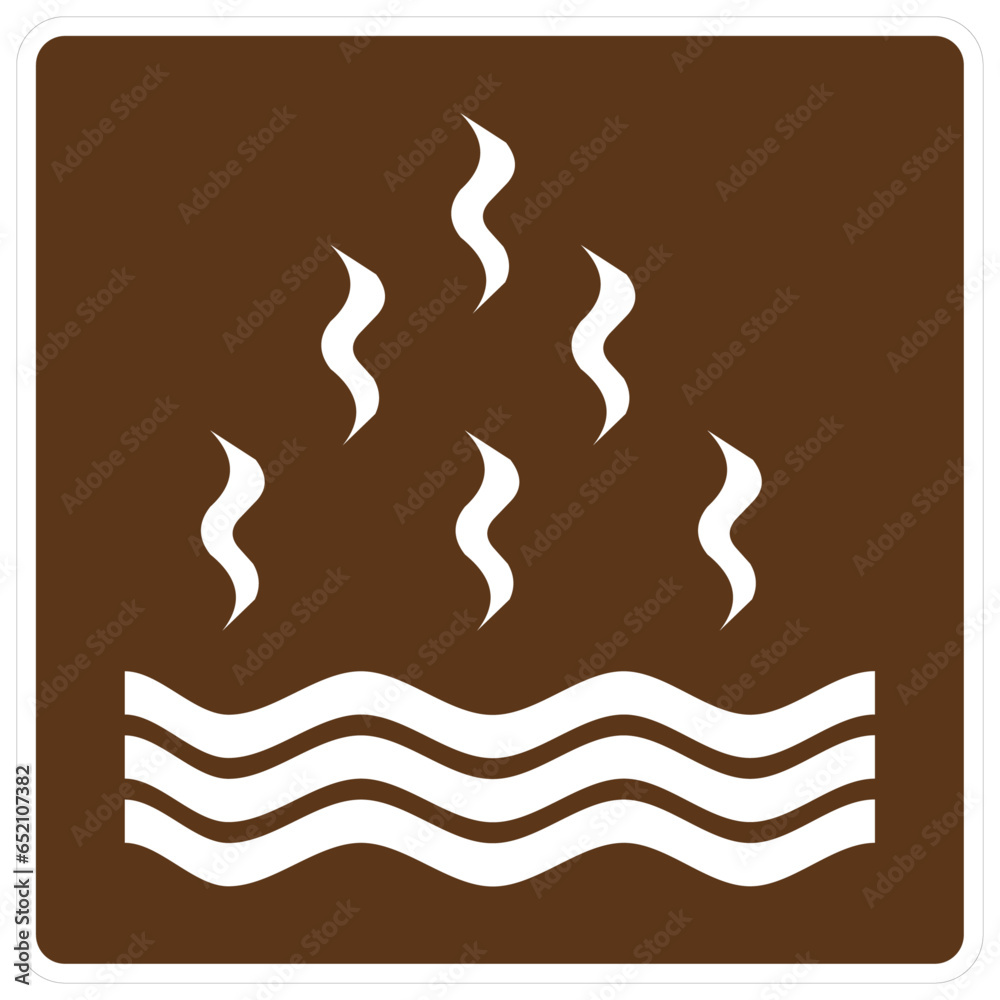 termal, icono, vector, símbolo, silueta, ilustración, señal, café ...