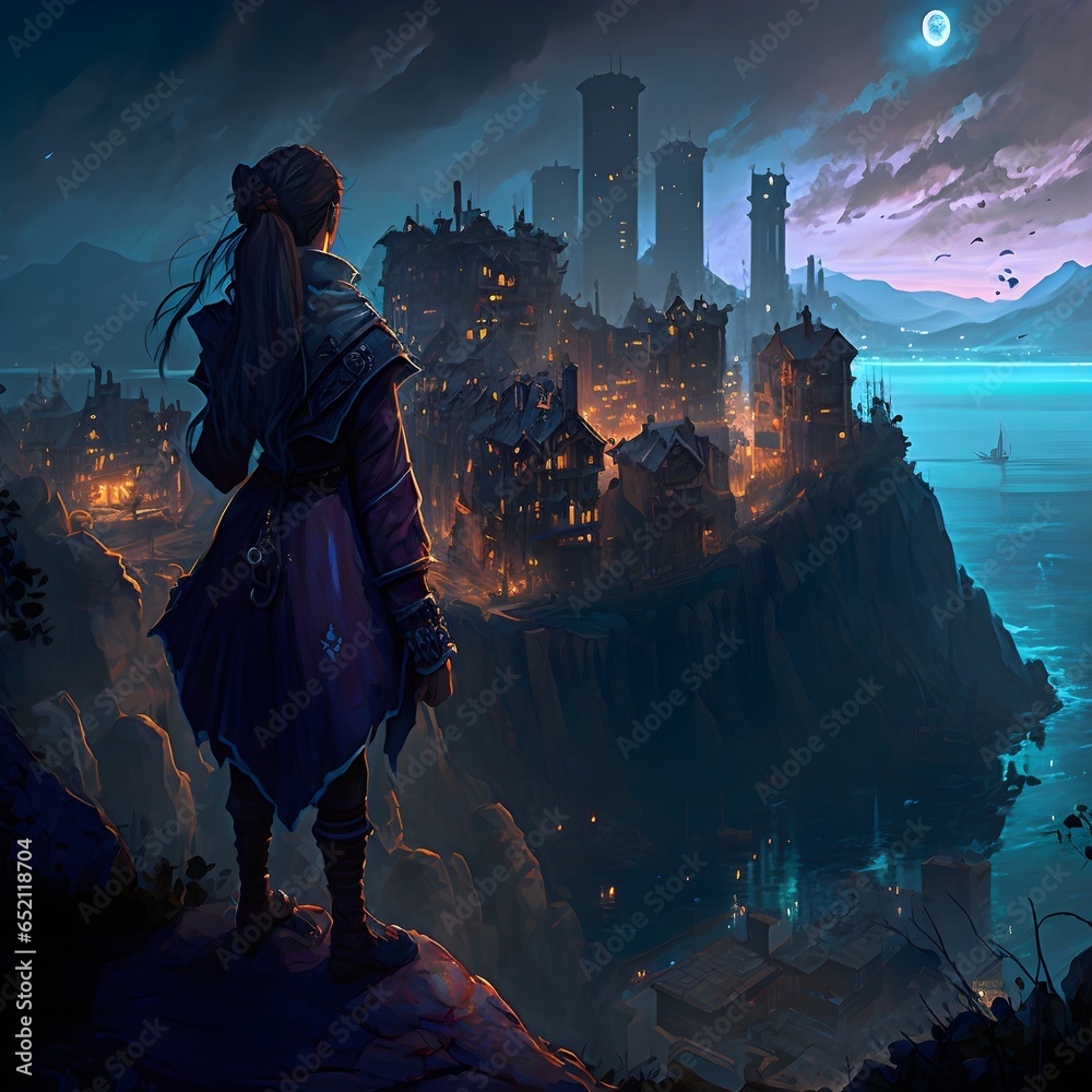 capturing the essence of a city in one image waterfront cliffside ...