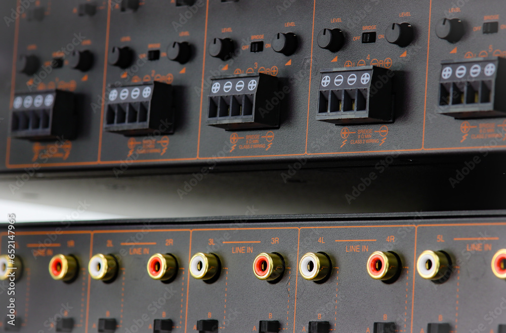 Audio signal transmission via RCA connectors in HI-END home theater ...