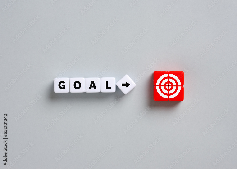 Goal setting and target goal achievement. Business strategy and ...
