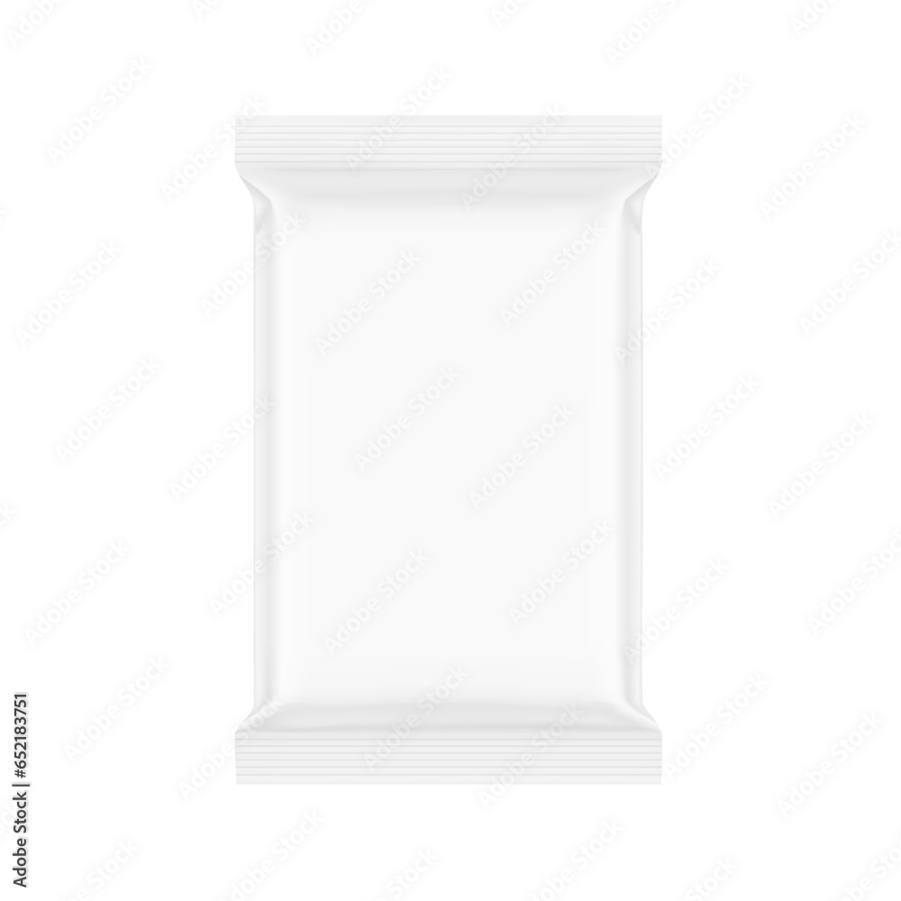 Blank bar packaging mockup. Front view. Vector illustration. Isolated ...