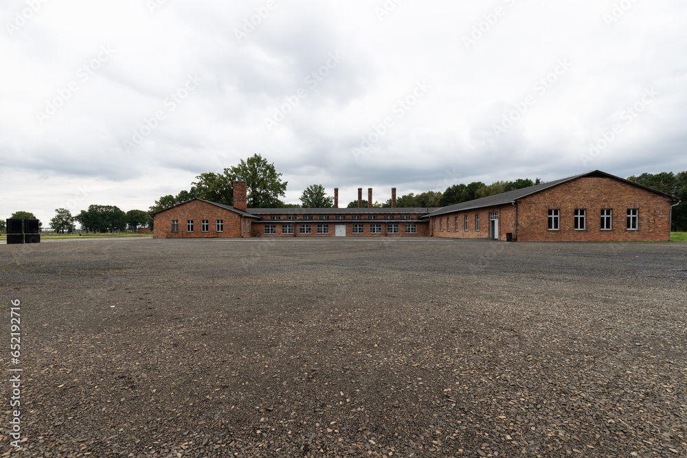 Auschwitz, Poland, September 18, 2021: The building of the Auschwitz ...