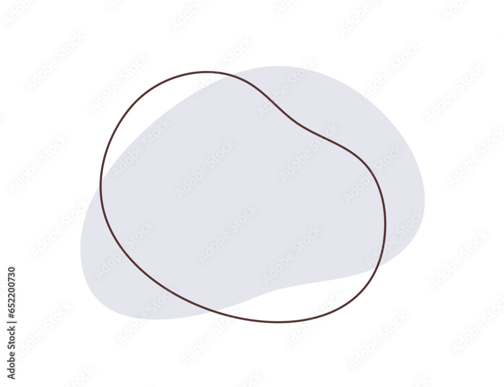 Abstract organic shapes, text background. Creative fluid flowing ...