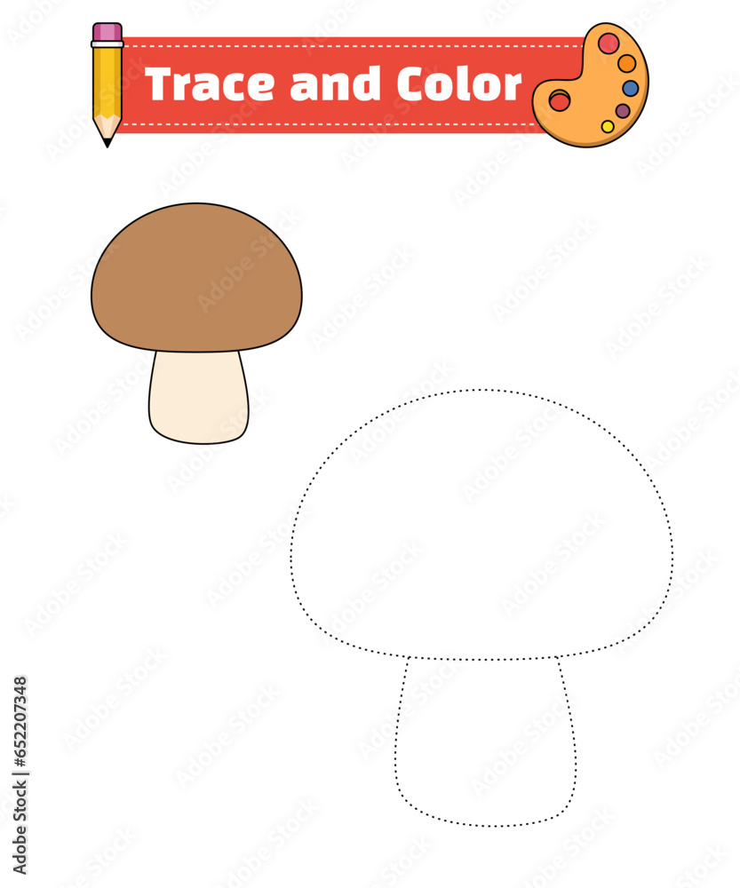 Mold. Trace and color for children, coloring page or book, mold vector ...
