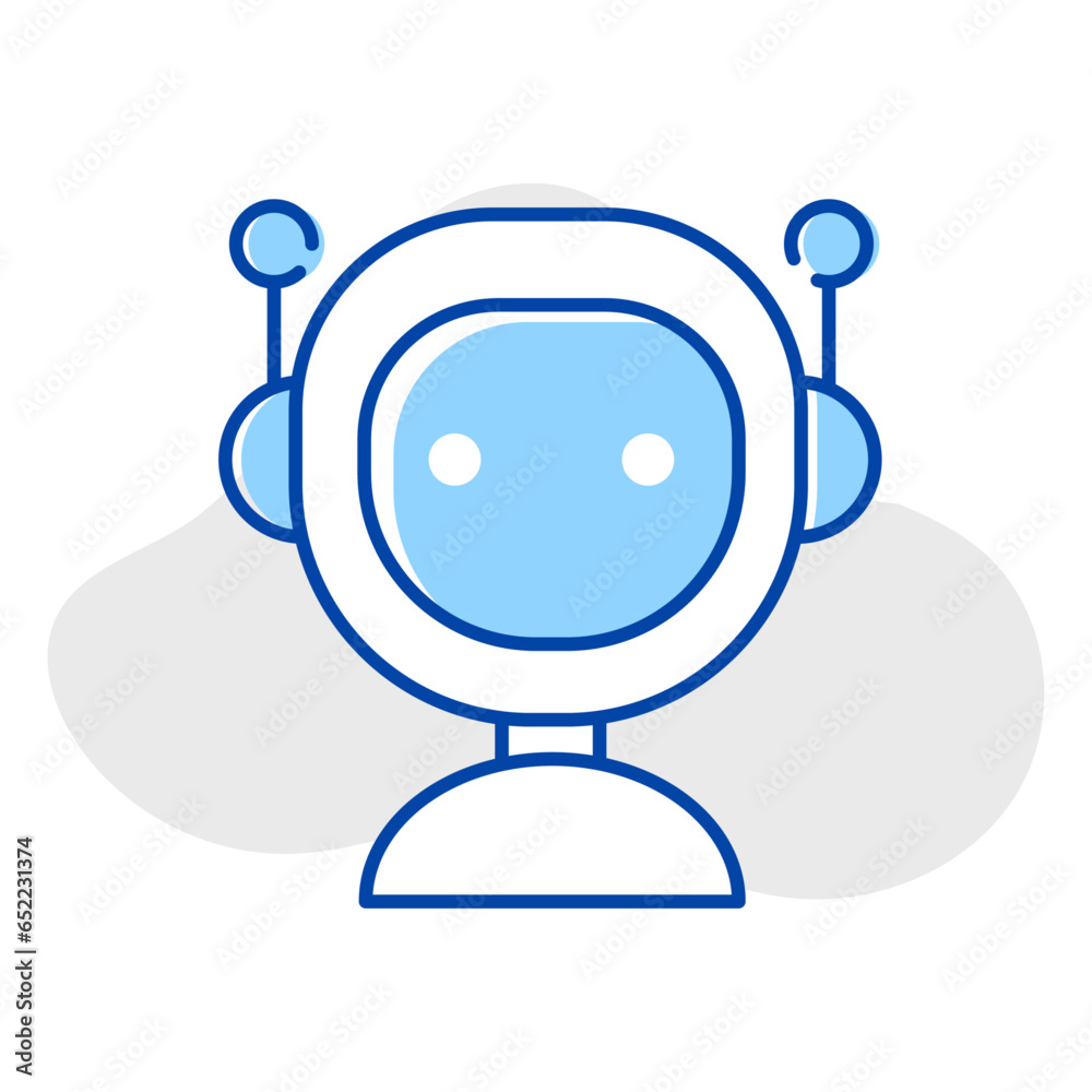 Explore the world of robotics with this visual symbol. Representing ...