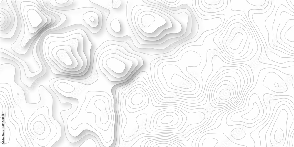 Pattern with abstract background vector and topographic line map ...