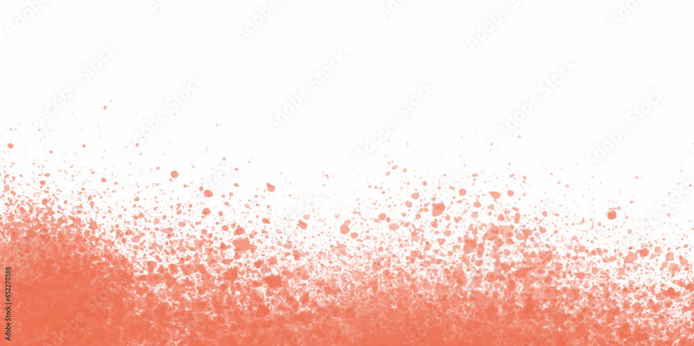 Abstract orange background orange juice splash. watercolor living coral ...