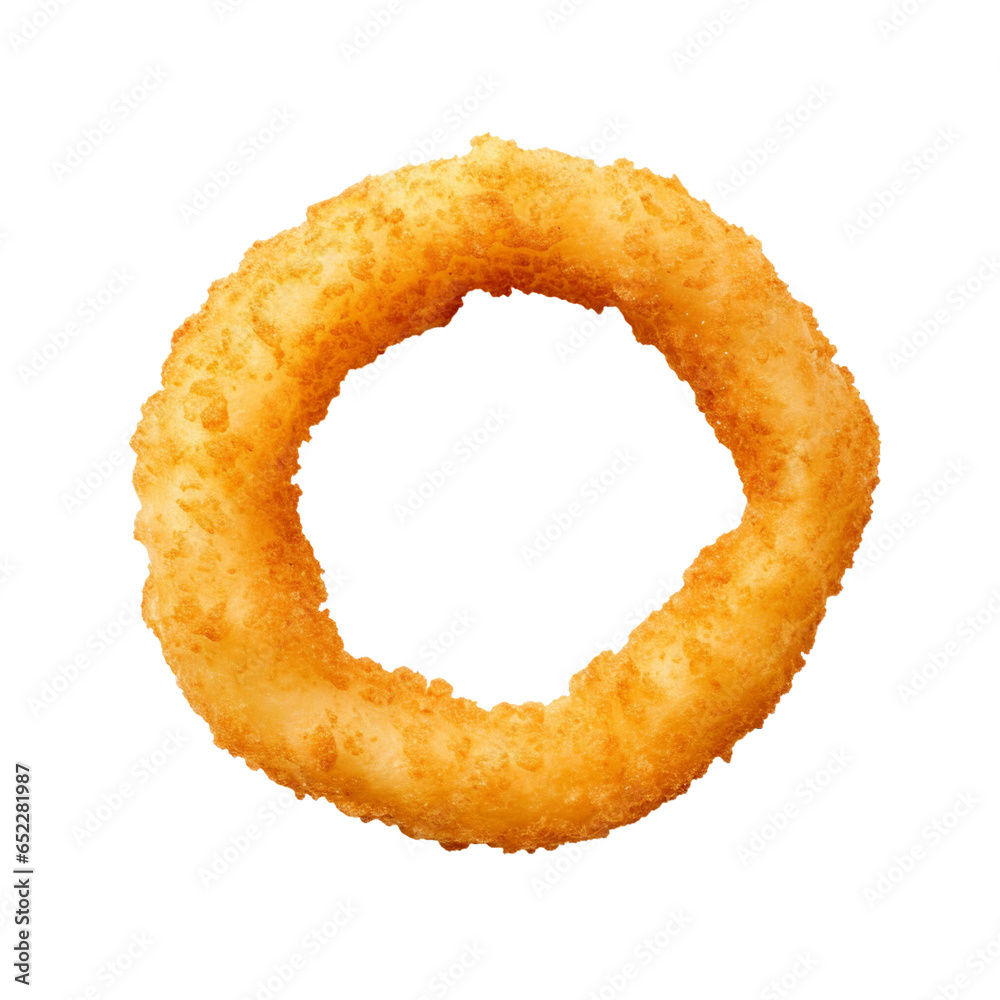 Onion Rings, top view, transparent background, isolated image ...