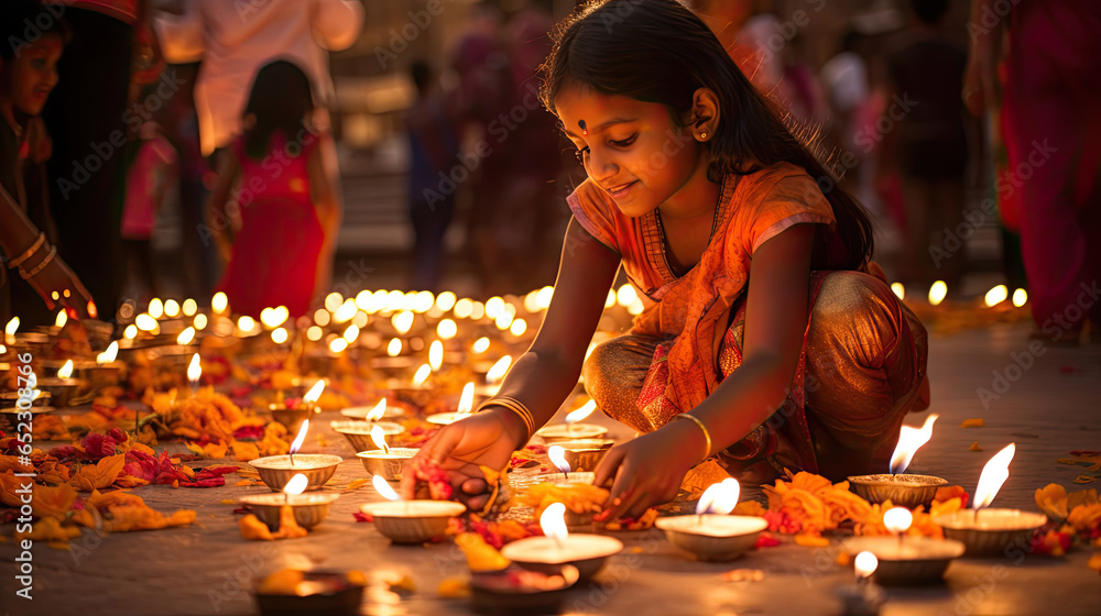 Diwali (India) - The Festival of Lights, celebrated by Hindus, Jains ...