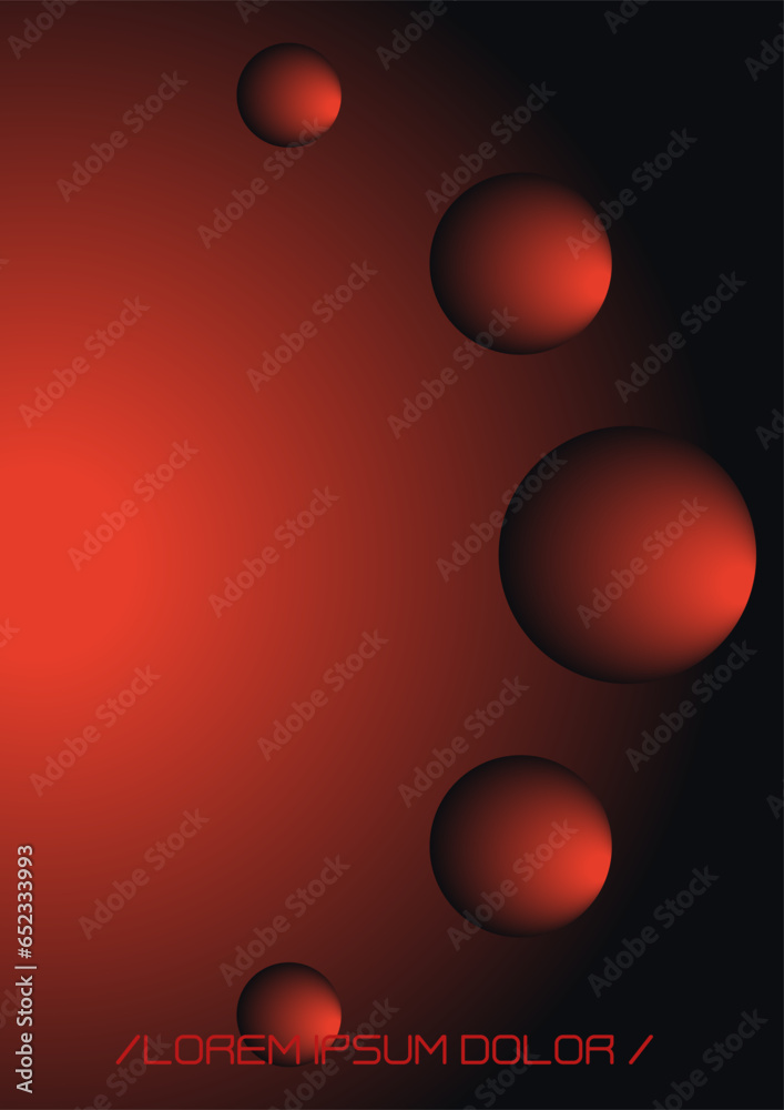 Futuristic Background Set with Gradient Mesh Holographic Shapes. Vector ...