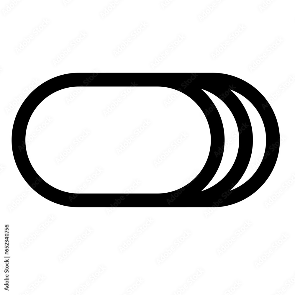 empty caplet pills icon capsule layers vector tablets logo cells symbol ...