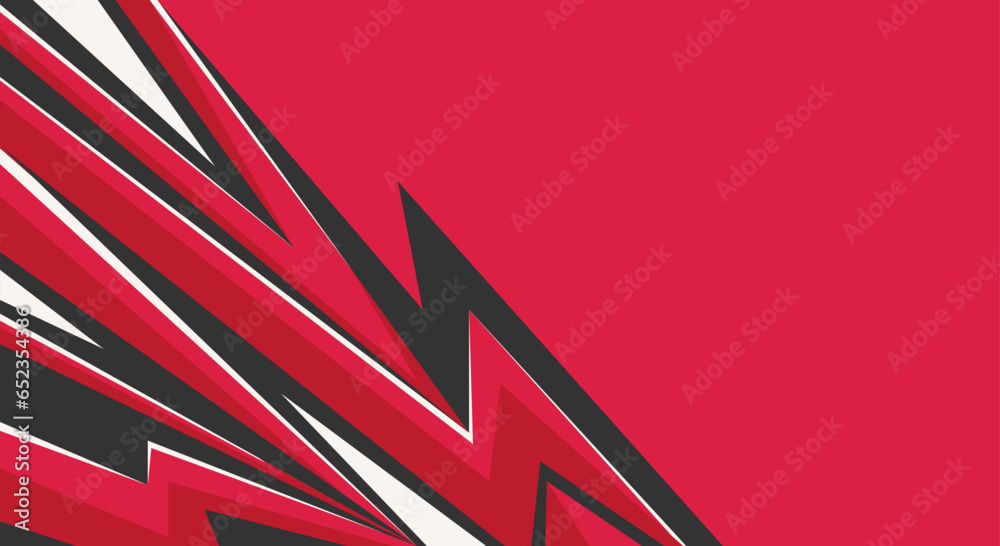 red abstract shape modern background, for sport, gaming, racing themes ...