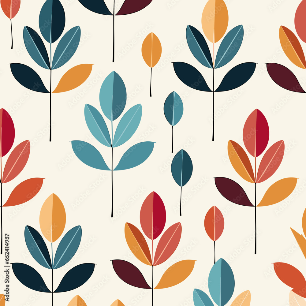 Retro wallpaper patterns pattern, background, hand-drawn cartoon flat ...
