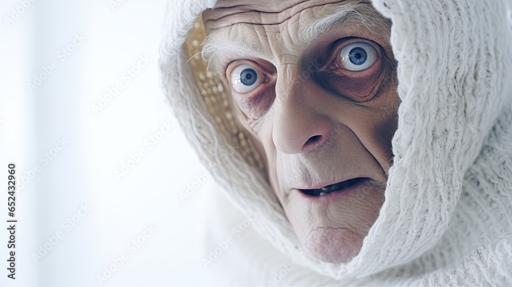 Death has come for a new victim. An eerie image of an undead creature ...