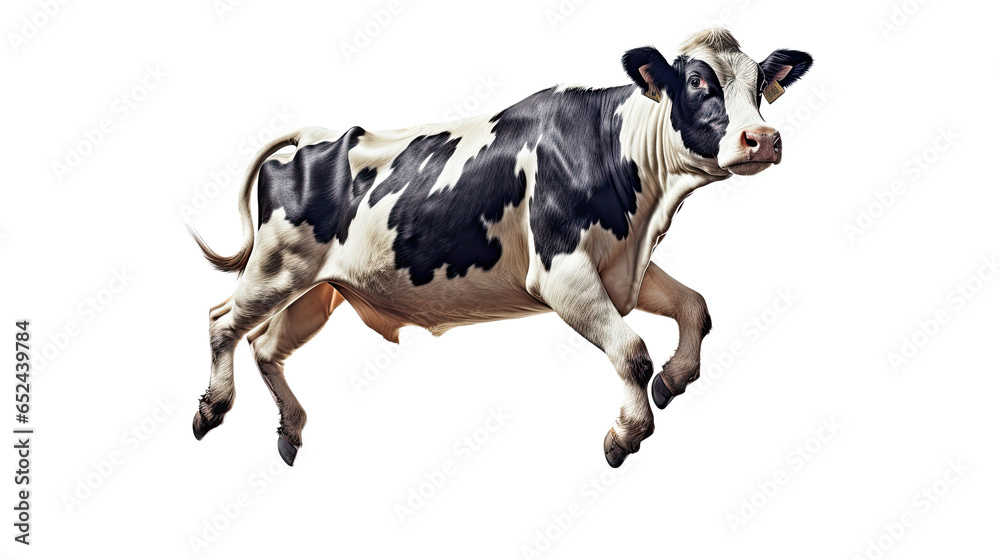 a cow jumped over the moon in a story book-themed, photorealistic ...