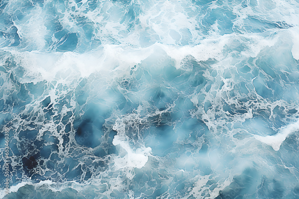 Océan vue du ciel Stock Illustration | Adobe Stock