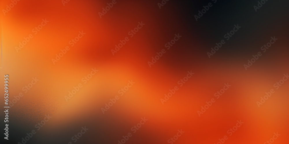 Orange black colors gradient background, grainy texture effect, web ...