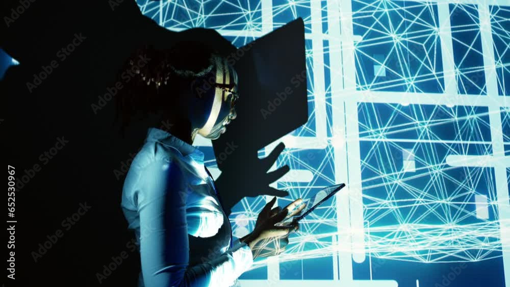 Licensed worker programming in AI server farm housing advanced ...