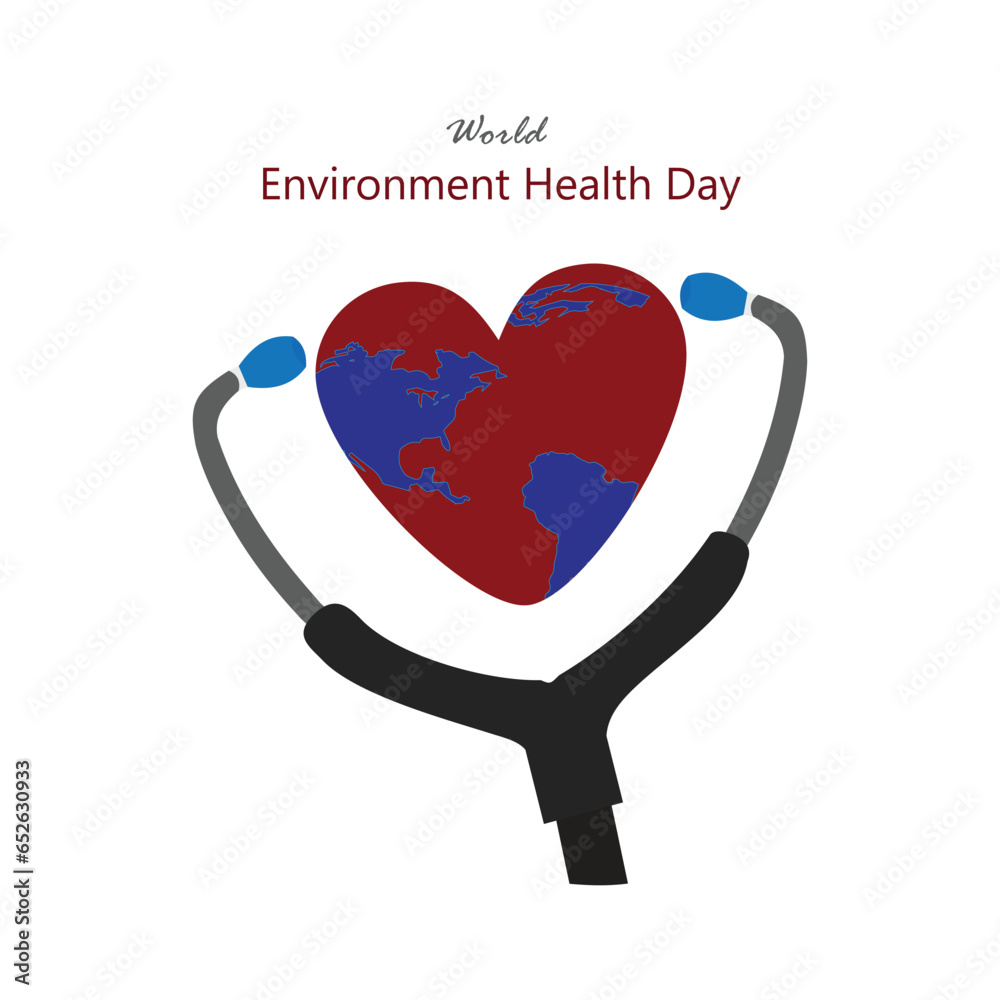 Our planet, our health. World Environment Health D ay 2023 concept ...